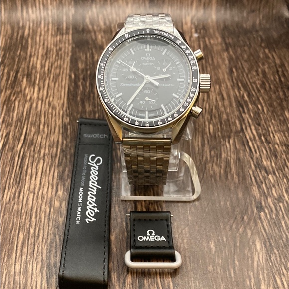 Omega | Accessories | Omega X Swatch Mission To Moon With Shark Band ...